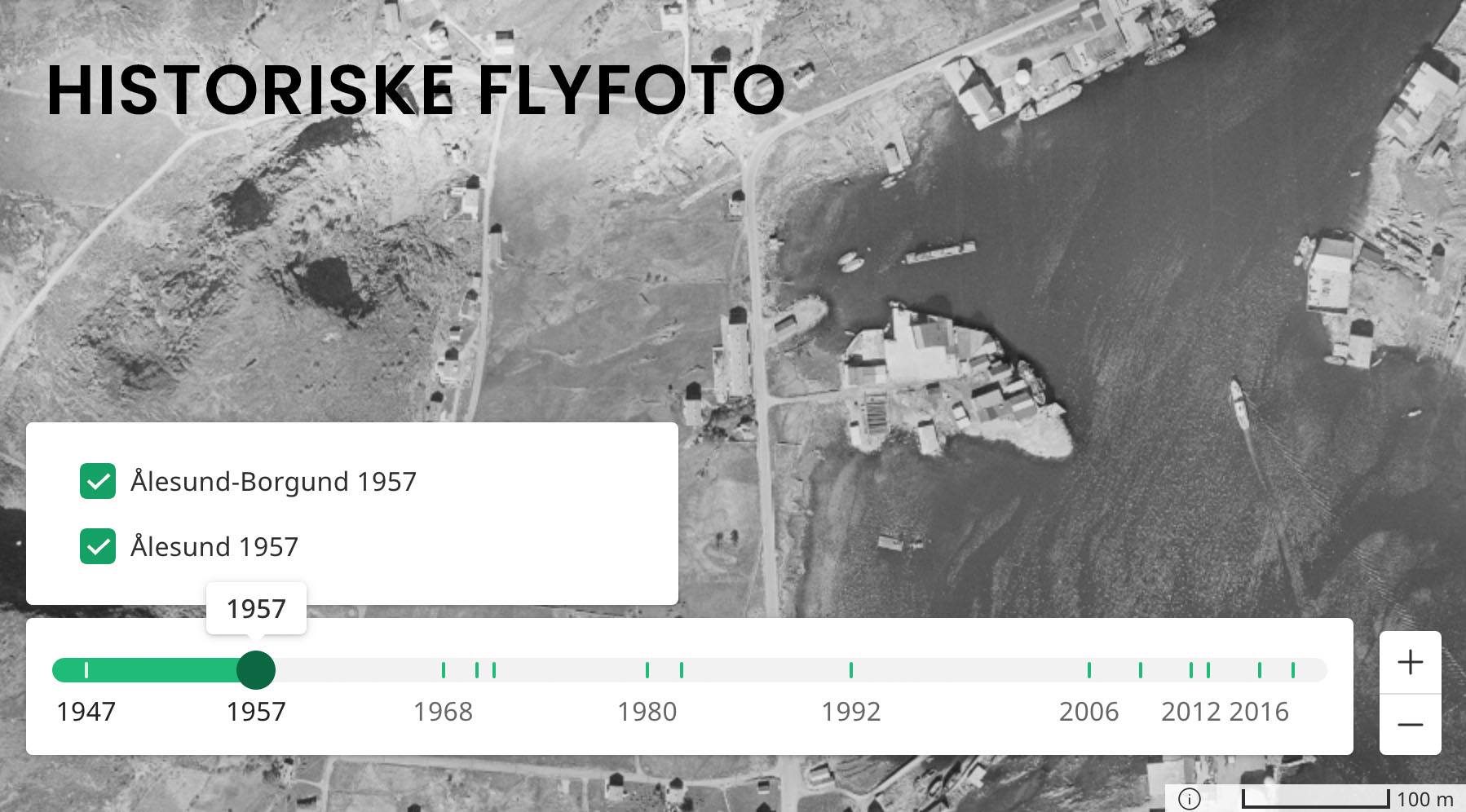 Historiske flyfoto - API - Datatjenester